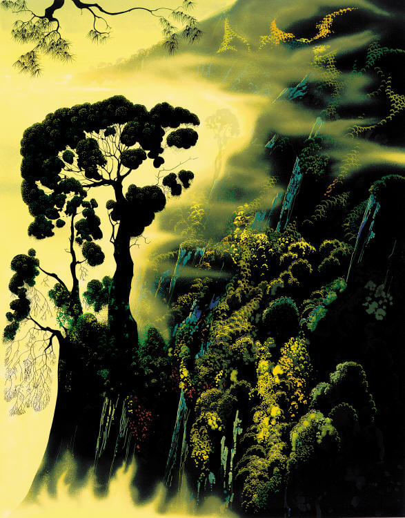 roškofrenija: Eyvind Earle - Background of DisneyWorld