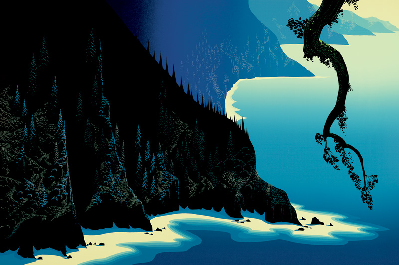 roškofrenija: Eyvind Earle - Background of DisneyWorld