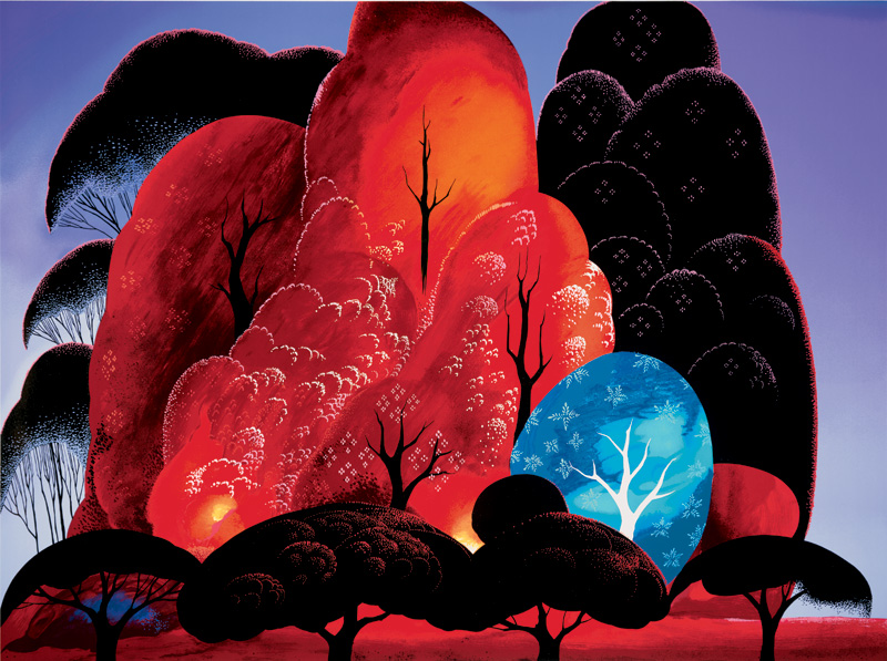 roškofrenija: Eyvind Earle - Background of DisneyWorld