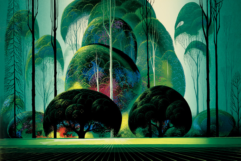 roškofrenija: Eyvind Earle - Background of DisneyWorld